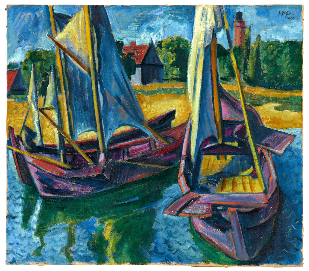 Hermann Max Pechstein, Keitelkähne, 1920 · Gallery Ludorff
