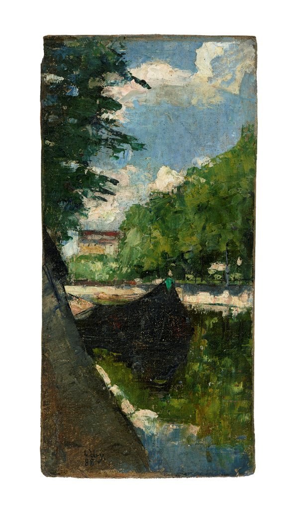 Lesser Ury, Am Landwehrkanal, Berlin, 1888 · Gallery Ludorff