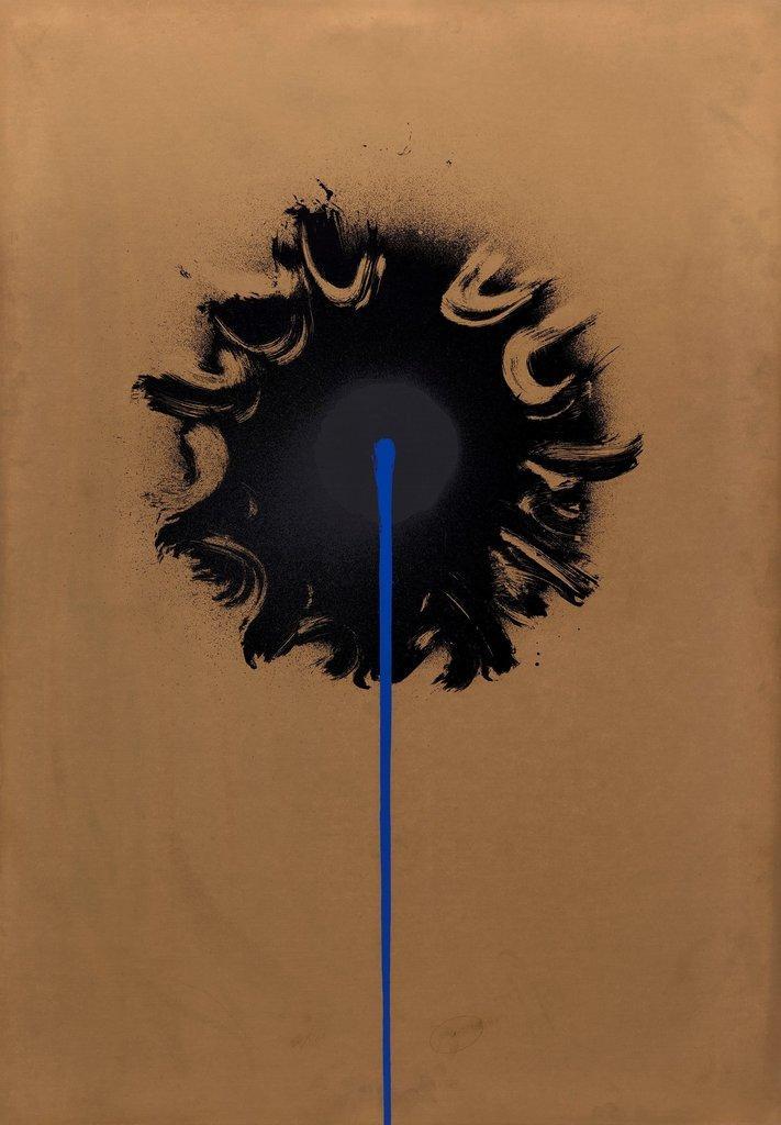 Otto Piene, Blue Streak, 1980 · Gallery Ludorff
