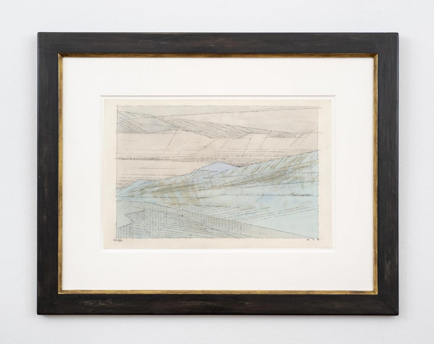 Lyonel Feininger, Dunes, Rain, 1944 · Gallery Ludorff