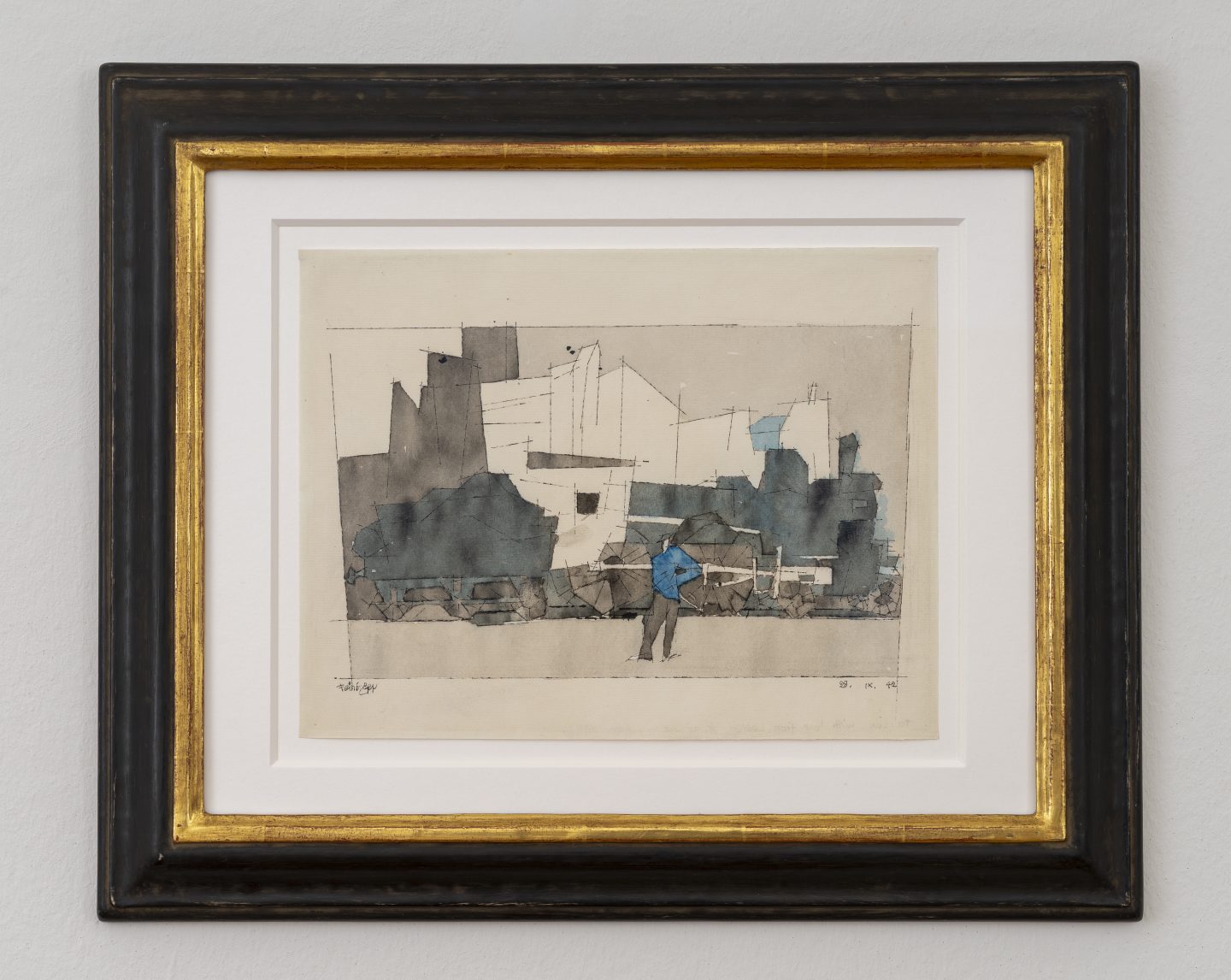 Lyonel Feininger, Lokomotive, 1942 · Gallery Ludorff