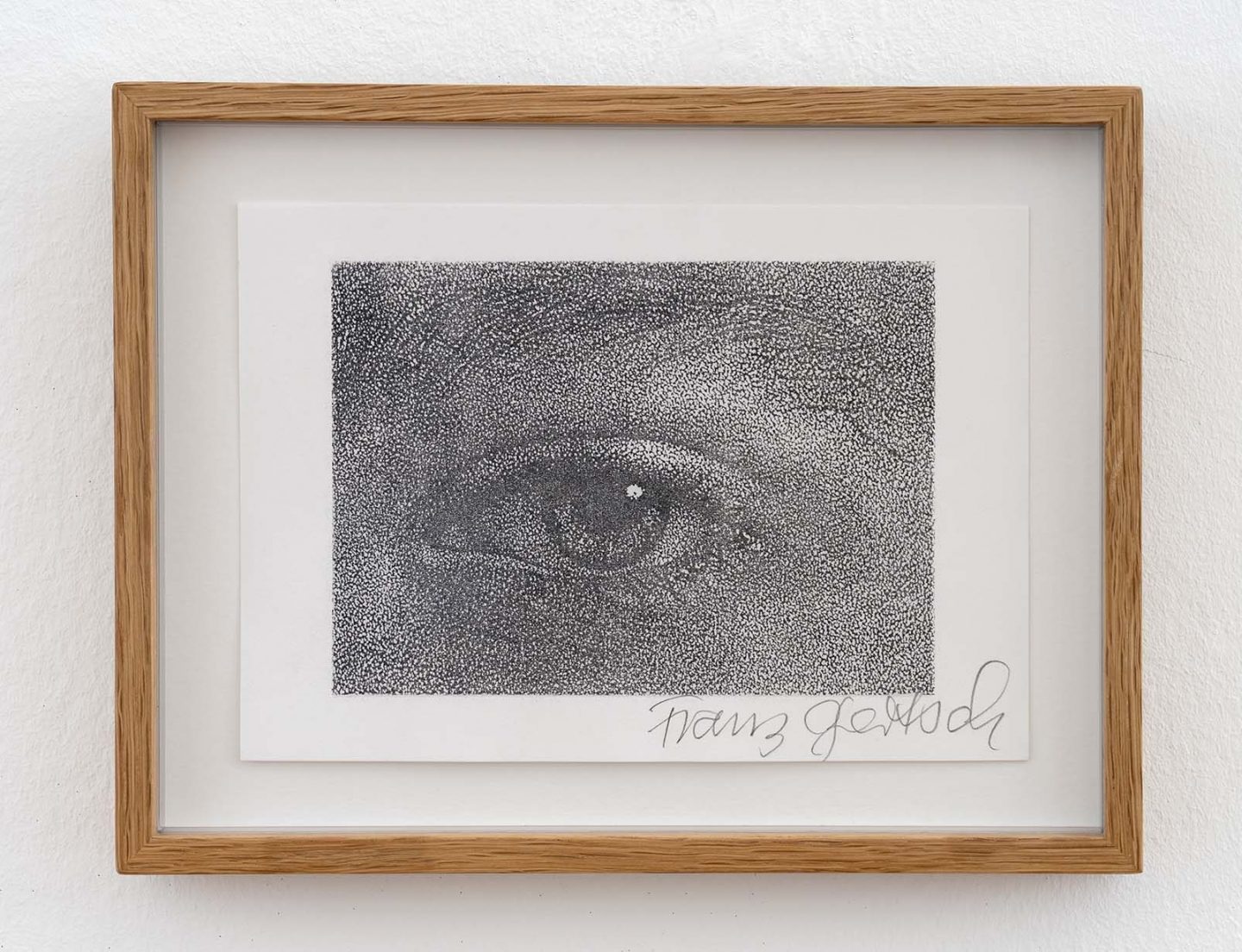 Franz Gertsch, Natascha III (Detail 1), 1986/2000 · Gallery Ludorff