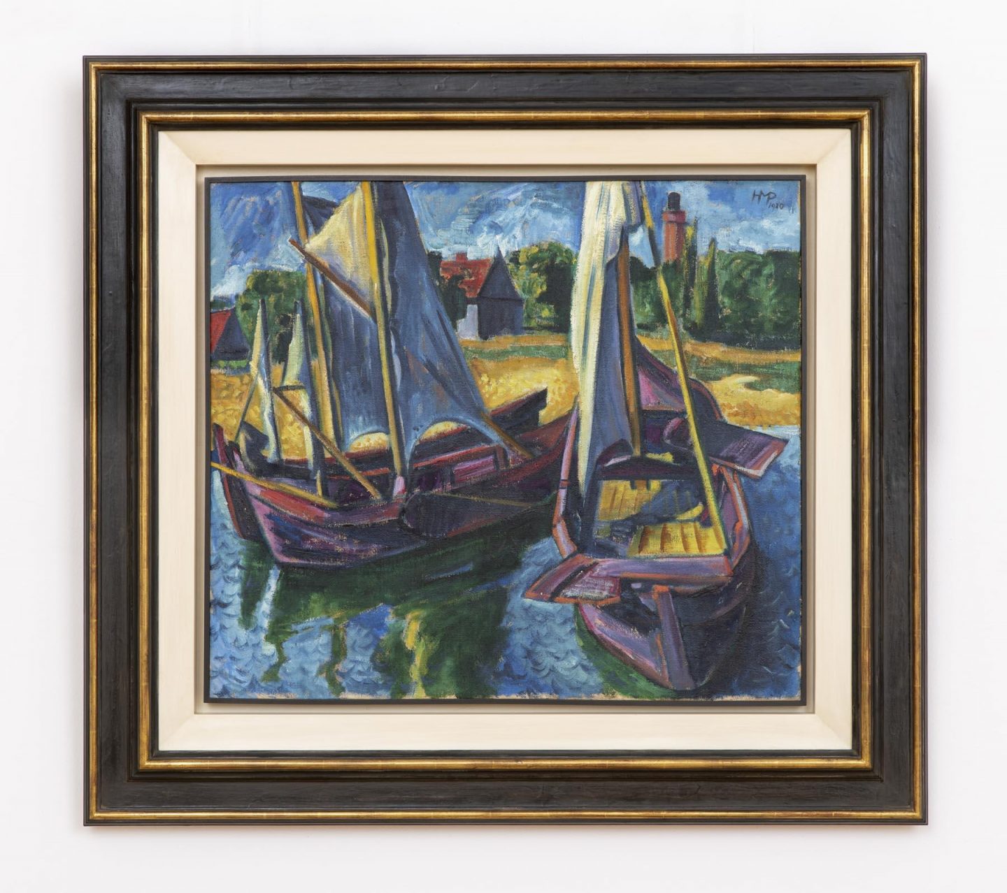 Hermann Max Pechstein, Keitelkähne, 1920 · Galerie Ludorff