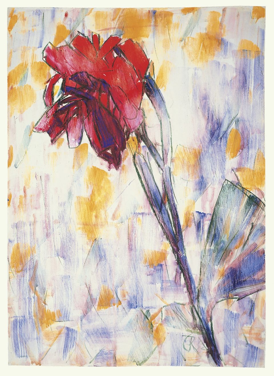Christian Rohlfs, Blaue Blüten, 1931 · Galerie Ludorff