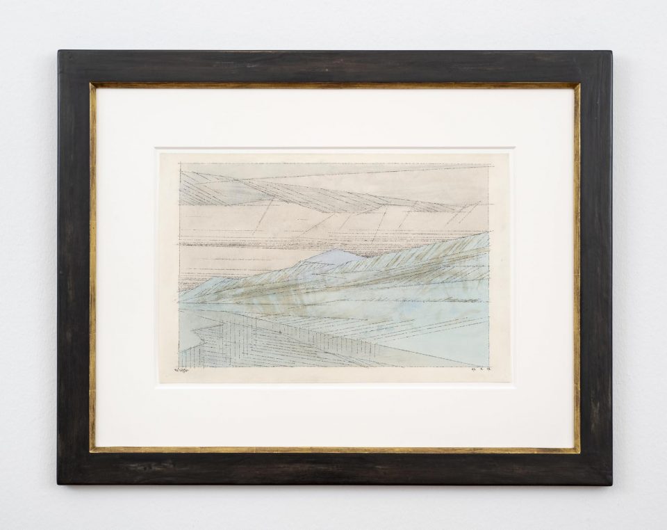 Lyonel Feininger, Dunes, Rain, 1944 · Gallery Ludorff