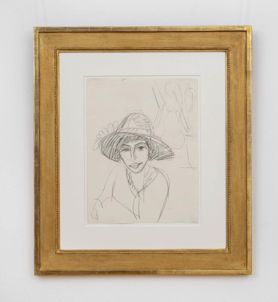 Ernst Ludwig Kirchner, Gerda mit Hut, 1913 · Gallery Ludorff