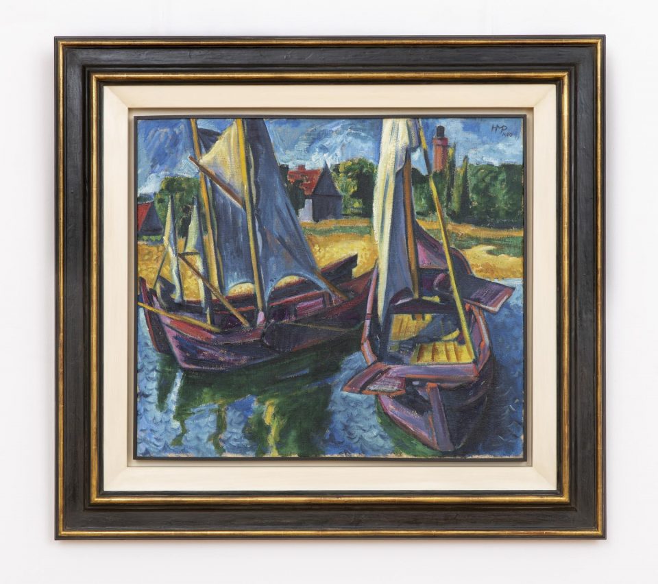 Hermann Max Pechstein, Keitelkähne, 1920 · Galerie Ludorff