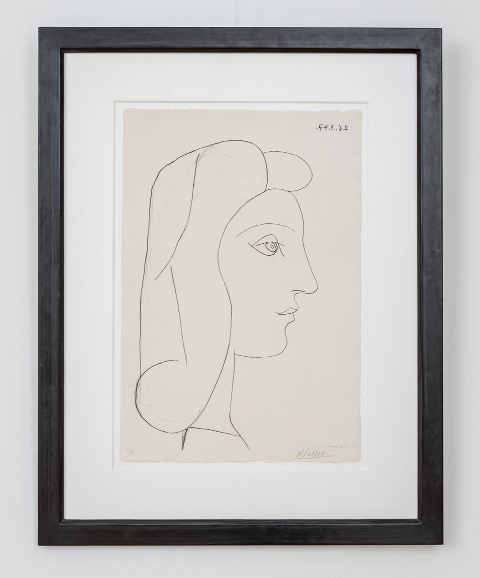 Pablo Picasso, Profil de Femme, 1947 · Gallery Ludorff
