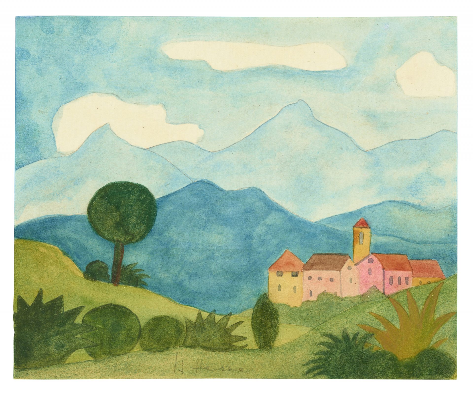 Werke von Hermann Hesse · Galerie Ludorff