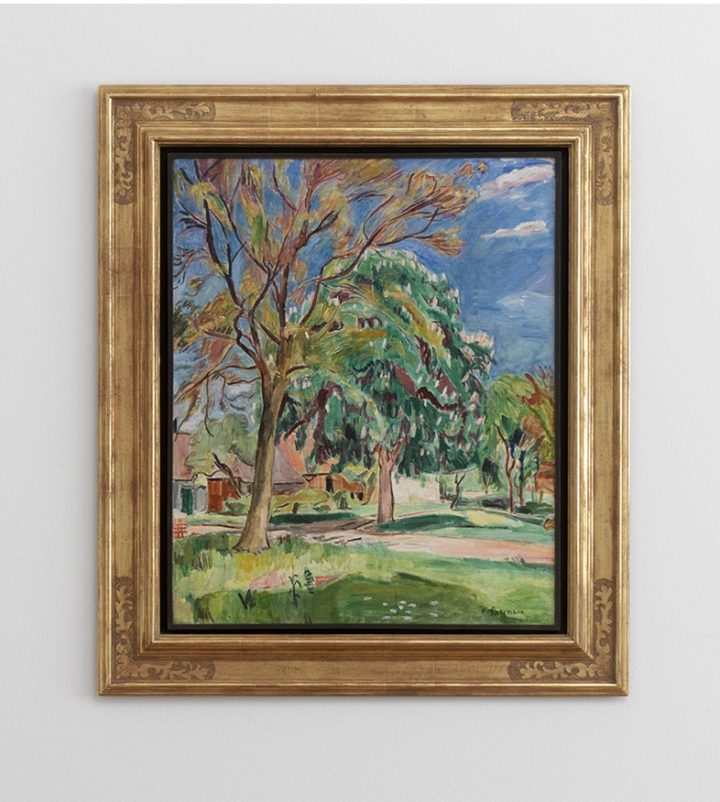 Hans Purrmann, Großer Kastanienbaum in Langenargen, ca. 1931 · Galerie ...